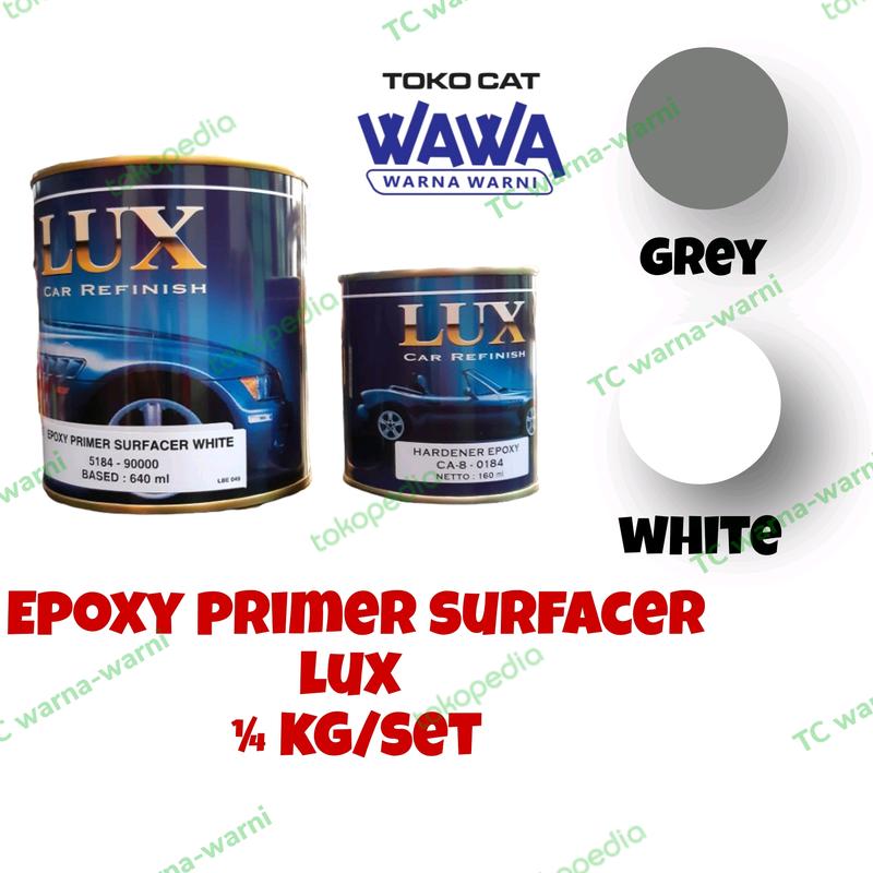Epoxy surfacer lux penta supergloss cat dasar putih 200ml - Shop ...