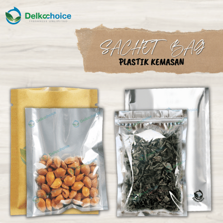 Jual KEMASAN SNACK BUBUK MAKANAN SACHET / SASET DELKOCHOICE - 6CM x 8CM ...
