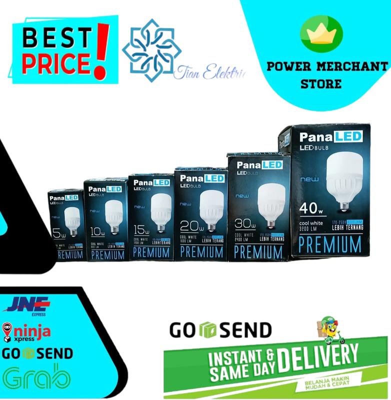 PANALED LED Buld / Bohlam LED Premium 5W/10w/15W/20W - Shop | Tokopedia