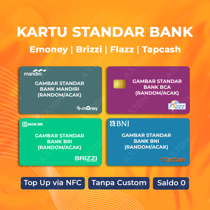 Jual KARTU E MONEY E TOLL BRIZZI BRI FLAZZ BCA GEN 2 MANDIRI TAPCASH ...