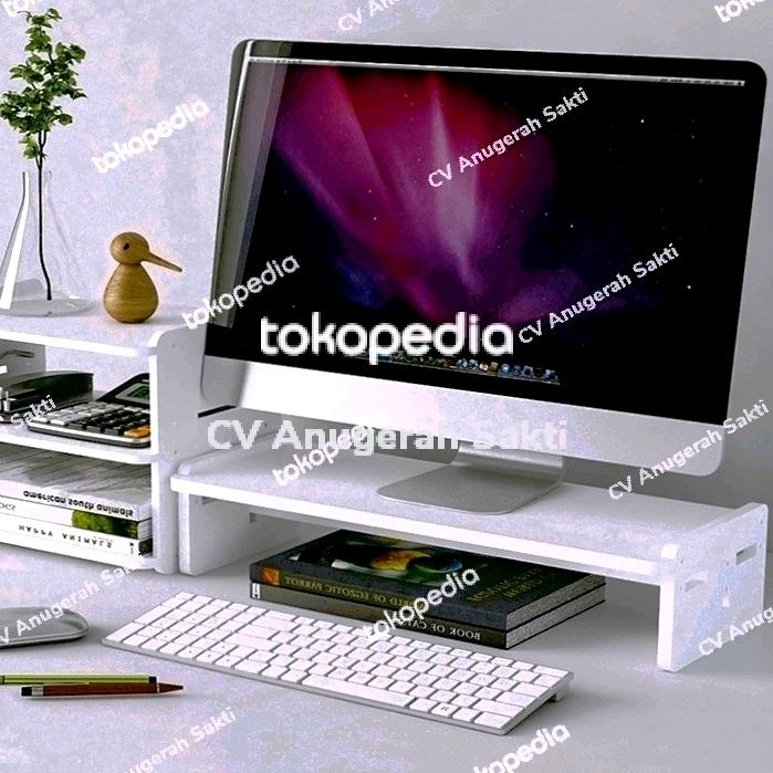 Jual Desktop Monitor Stand Meja Rak imac Dudukan Alas Laptop PC ...