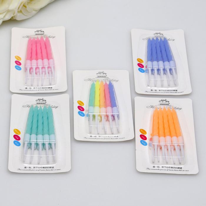 Promo Lilin Ulang Tahun Spiral / Ulir Pendek - Rainbow - Kota Surabaya ...