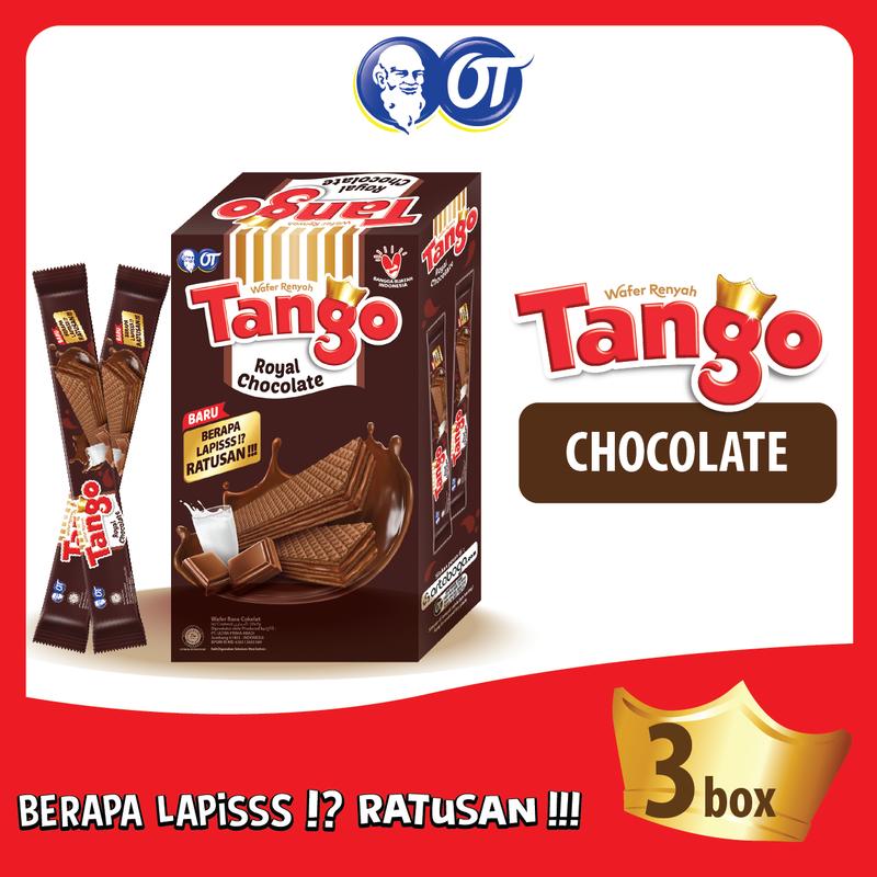 Wafer Tango Royal Chocolate 5GR - [Isi 3 Box] - Shop | Tokopedia
