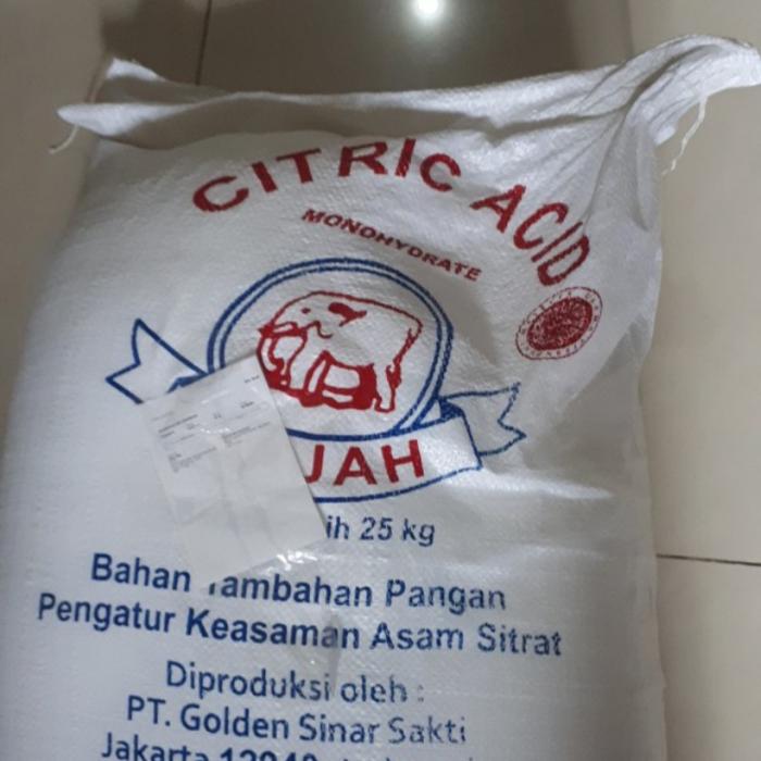 Jual sitrun cap gajah/Citrad acid kemasan 1kg - Kota Tangerang Selatan ...