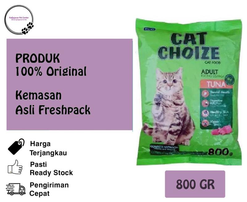 Cat Choize Adult 800 gram Freshpack Dry Cat Food Makanan Kucing - Shop ...