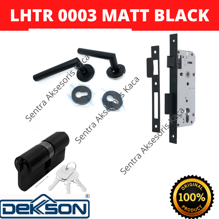 Promo Handle Dekkson Gagang Pintu Kayu Dekson LHTR 0003 Black Hitam ...