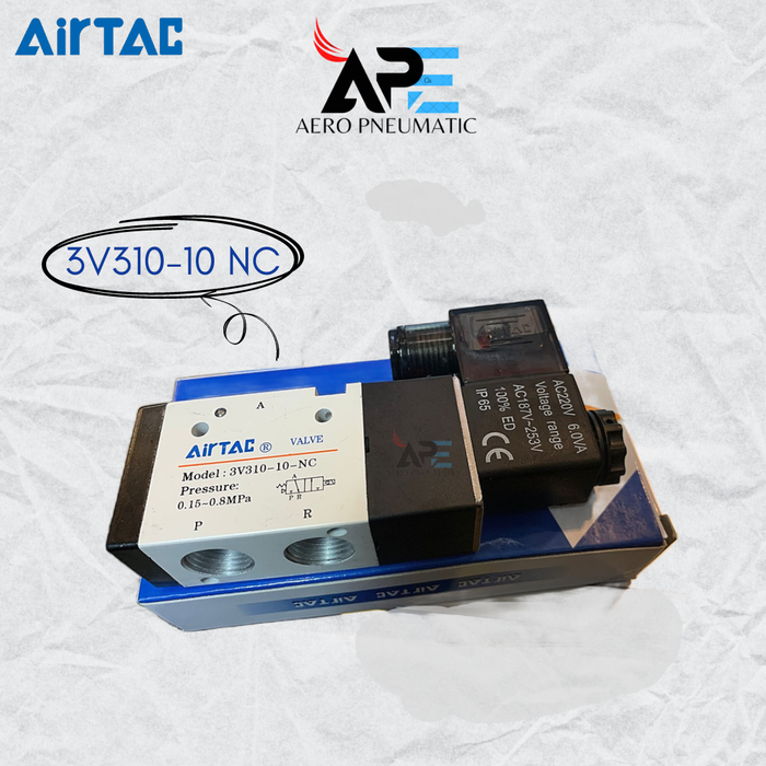 Jual SOLENOID VALVE AIRTAC 3V310-10 NC - AC24 - Jakarta Barat - AERO ...