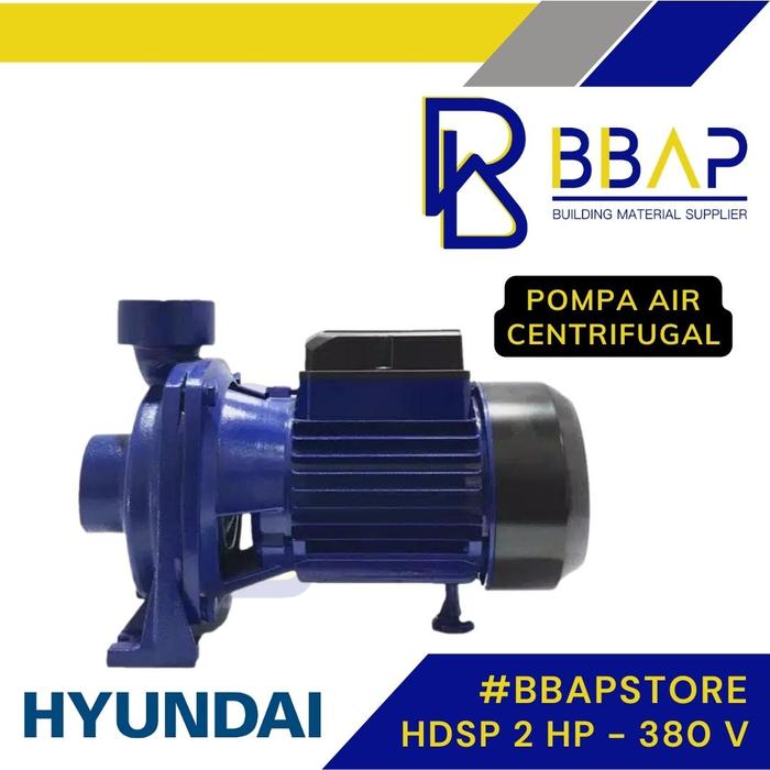 Jual Pompa Air Centrifugal / Pompa Sentrifugal Hyundai HDSP 2 HP - 380 ...