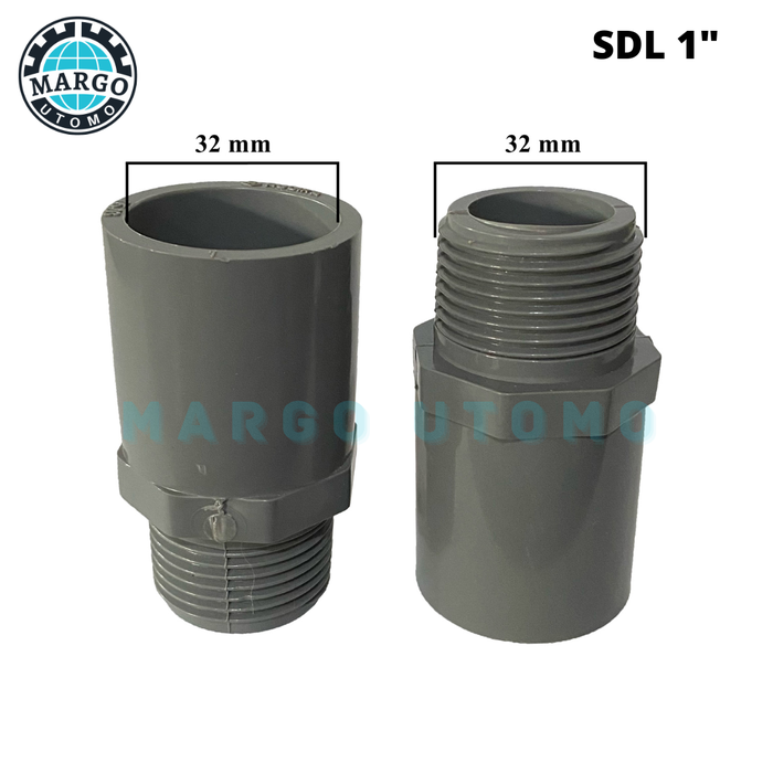 Jual Sock Drat Luar / Fitting PVC / Sambungan Pipa PVC 1 inch - Kab ...