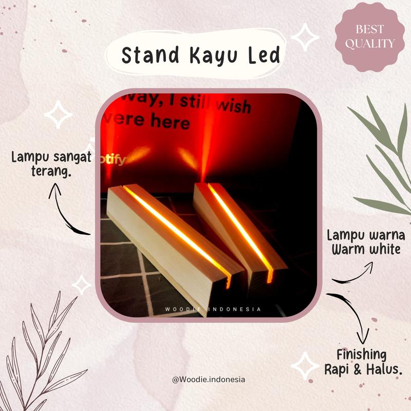 Dudukan akrilik led base lamp led stand akrilik led dudukan led - Shop ...