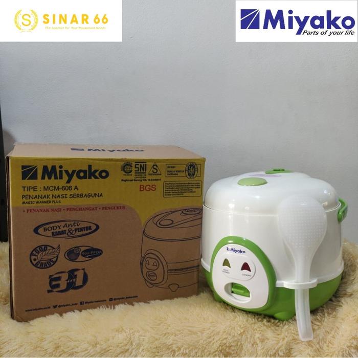 Promo MIYAKO MINI MAGIC COM RICE COOKER 0.6L 0.6 LITER MCM-606A MCM 606 ...