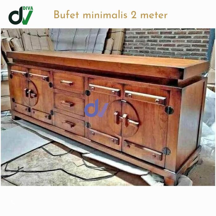 Promo Bufet Minimalis Kayu Jati Ukuran 2 Meter - Kab. Jepara - Ratu ...