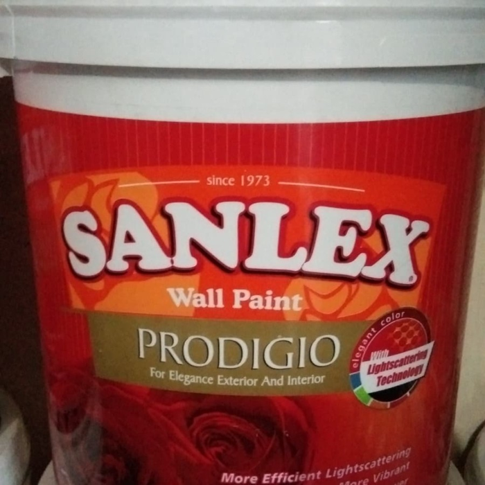 Jual Sanlex Prodigio cat tembok interior dan exterior - 5kg - Kota ...