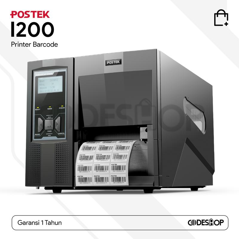BARCODE PRINTER INDUSTRI POSTEK I 200 - POSTEKI200 203 DPI - Shop ...