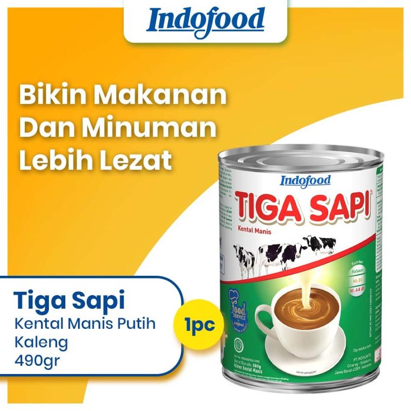 Indomilk SKM Krimer Tiga Sapi 490GR | Susu Kental Manis Puti - Shop ...