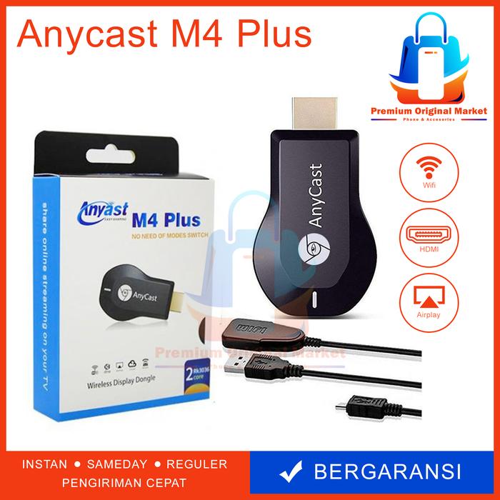Jual Anycast M4 Plus Dongle HDMI USB Wireless HDMI Dongle WiFi Receiver ...