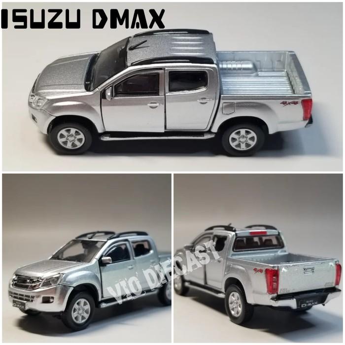 Diecast Miniatur Isuzu DMAX silver skala 1:64 - Shop | Tokopedia