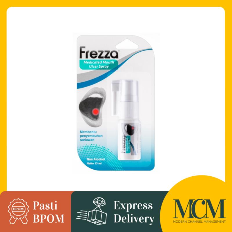 Frezza Medicated Mouth Ulcer Spray - 13 mL - Penyegar Nafas Mulut ...