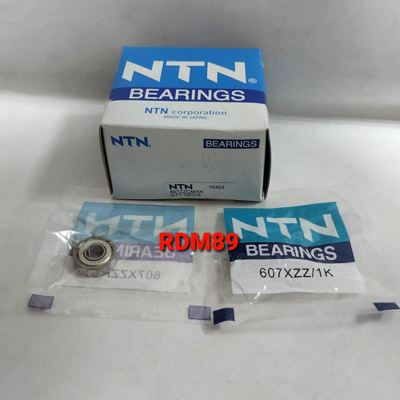 BEARING 607 ZZ NTN TUTUP BESI DIMENSI 7X19X6MM 607ZZ NTN - Shop | Tokopedia