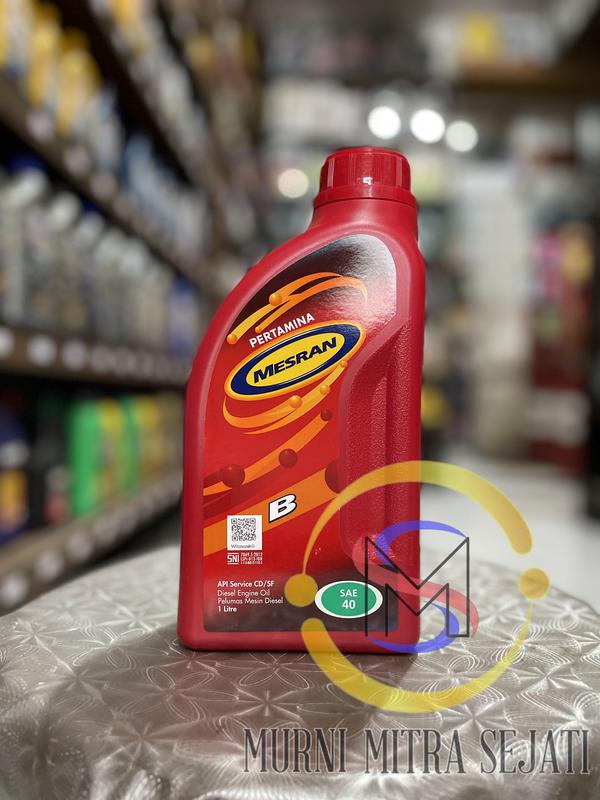Pertamina Mesran B40 B SAE 40 Oli Diesel Engine Oil 1 L - Shop | Tokopedia
