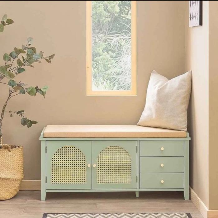 Jual Bench sofa rak sepatu, bench rak sepatu minimalis, sofa bench ...