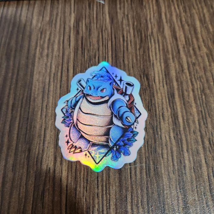 Jual Sticker Hologram Anime - PSH1548 - Pokemon - Blastoise - Jakarta ...
