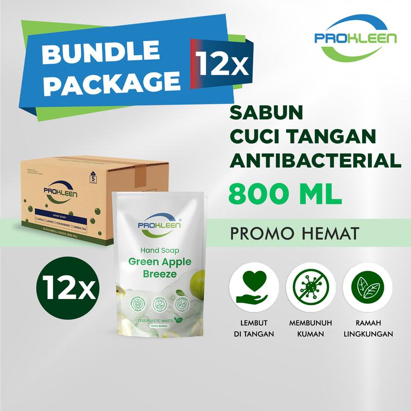 [BUNDLE] Sabun Cuci Tangan Antibacterial HAND SOAP 800mL - 12pcs - Shop ...