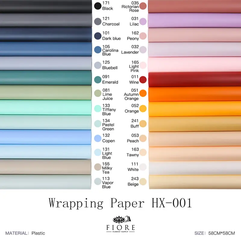 [20 LEMBAR] Flower Wrapping Paper / Kertas Buket Bunga / Cellophane ...