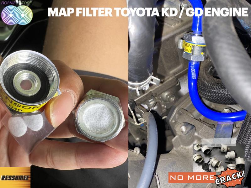 Map Filter Toyota Fortuner Innova Hilux Mesin Diesel KD GD Anti Retak ...