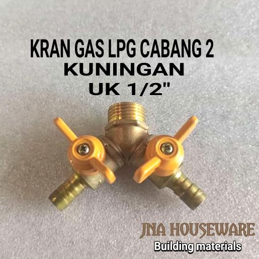 Jual Kran gas LPG KK Kuningan cabang 2 UK 1/2" - Kab. Tangerang - JNA ...