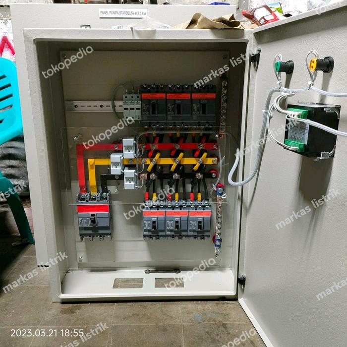 Jual panel mdp mccb 3p 200a schneider- mccb 15/100a schneider - Kab ...