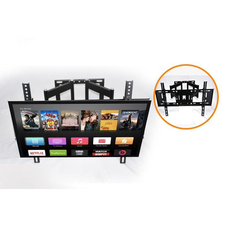 Bracket TV 32"-70" Inch Full Motion Double Arm Swivel Tilt Wall Mount ...