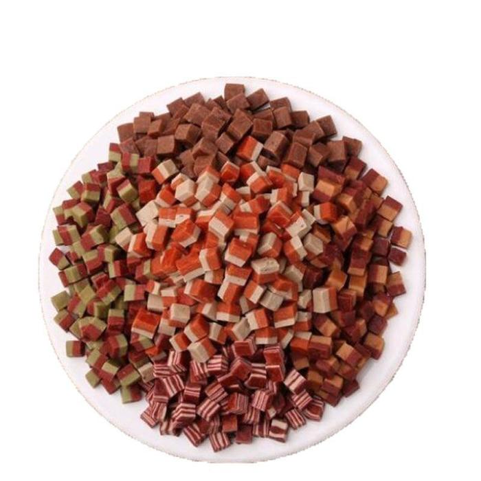 Jual Cemilan anjing 500 gram beef, vegeteble, milk, keju dan pork belly ...