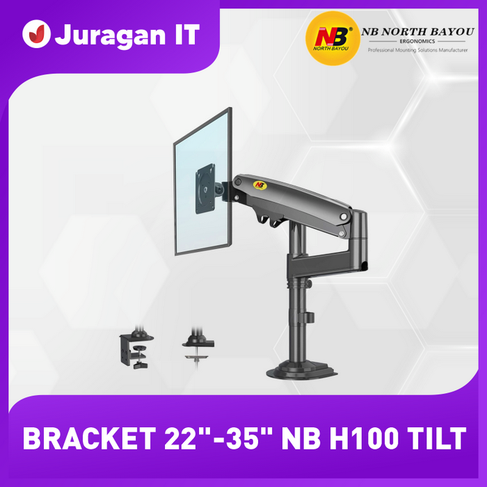 Jual BRACKET TV LCD MONITOR 22"-35" NORTH BAYOU NB H100 TILT SWIVEL ...