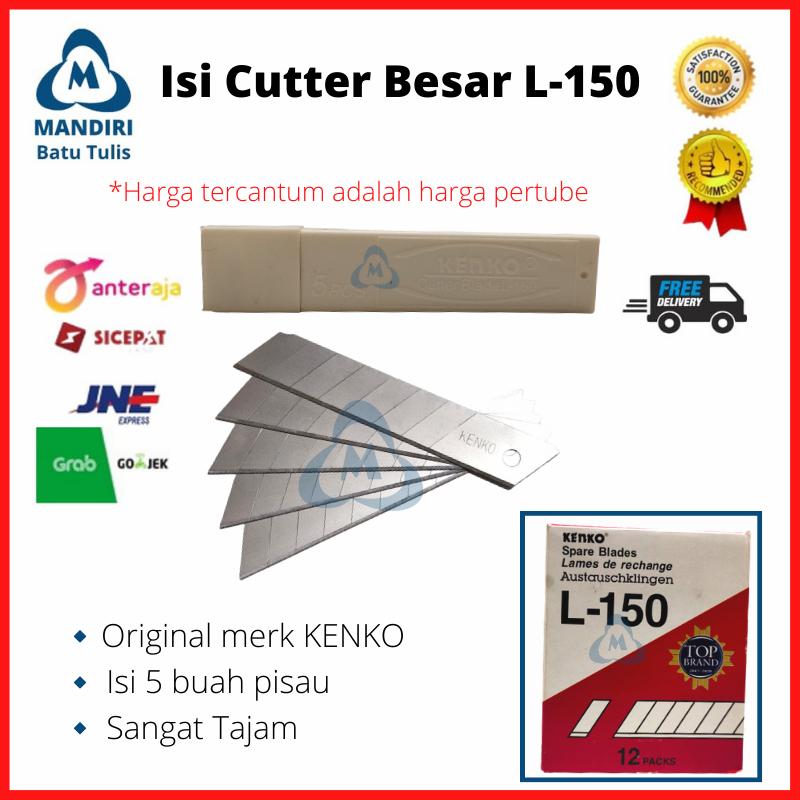 Isi Cutter Kenko Besar L 150 - Spare Blade isi 5bh - Shop | Tokopedia