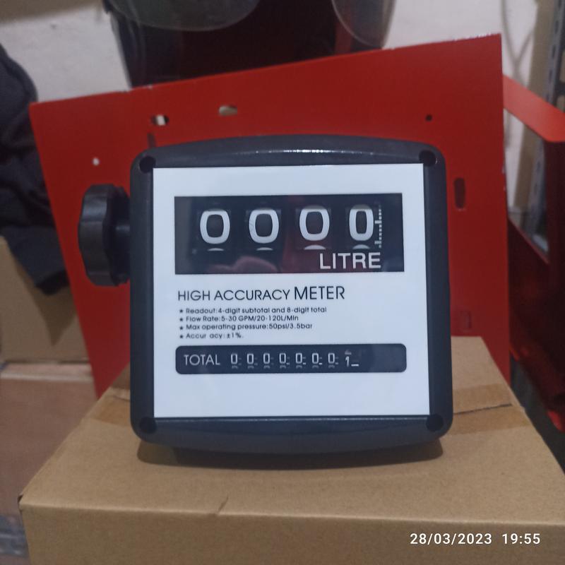 Flow meter solar 1 inch Flowmeter BBM minyak dan oli 4 digit 1 inch ...