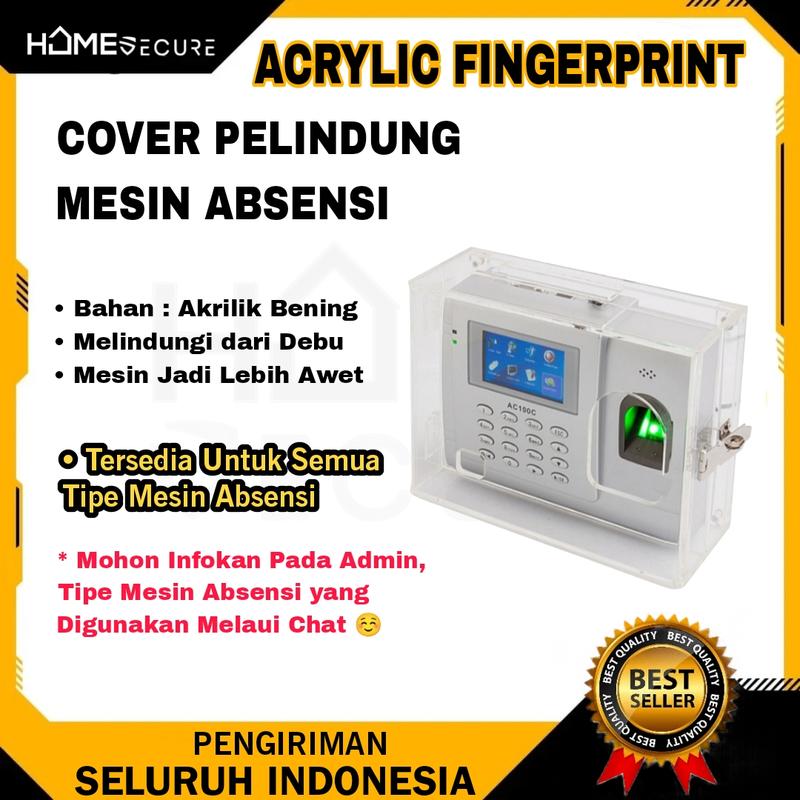 Cover Pelindung Mesin Absensi Fingerprint Akrilik Mika Acrylic - Shop ...