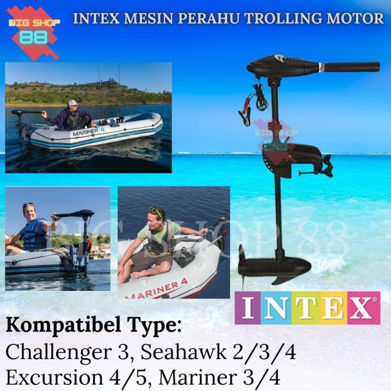 Mesin Perahu Kapal Karet Pvc Intex Inflatable Boat Engine Trolling ...