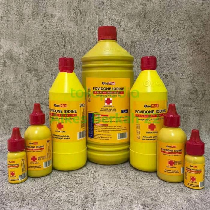 Jual povidone iodine onemed/cairan obat merah/betadine - 300ML - Kota ...