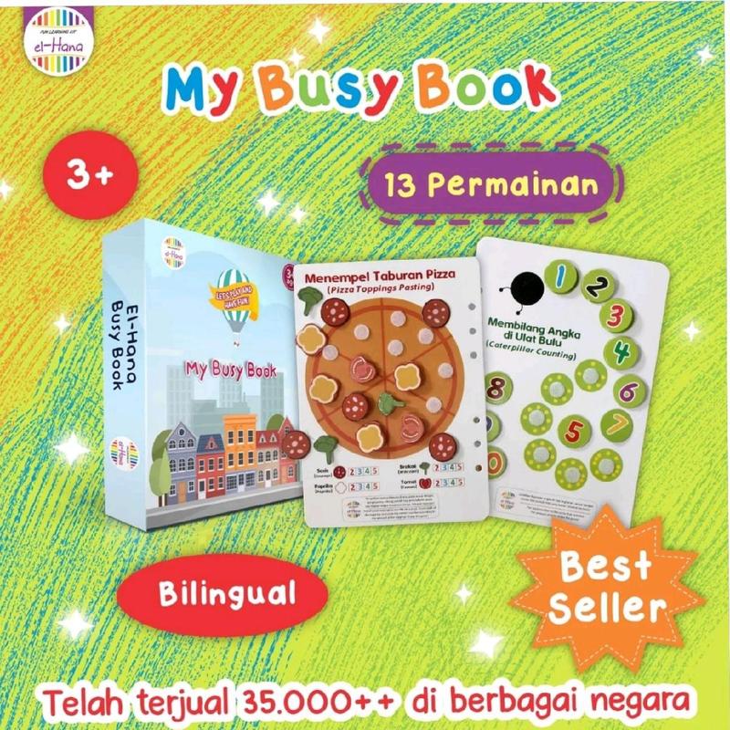 MY BUSY BOOK ELHANA EL HANA - Shop | Tokopedia