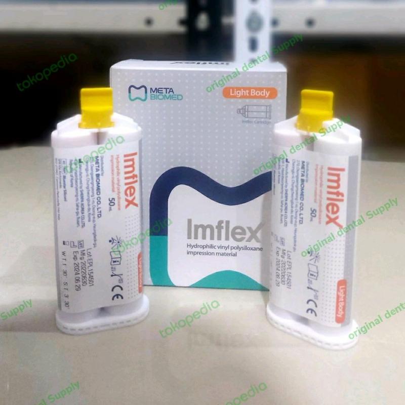 Hydrophilic vinyl polySiloxane Dental Light Body imflex Meta Biomed ...