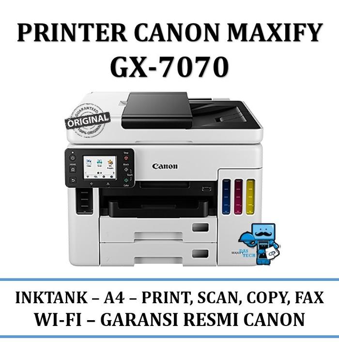 Jual Printer Canon Maxify GX7070 / GX-7070 - Wireless 4-in-1 - Jakarta ...