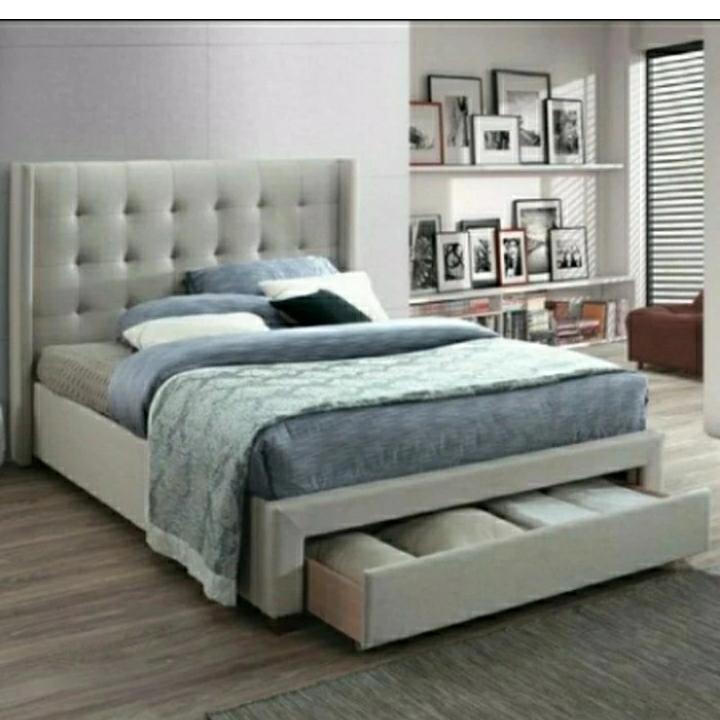 divan dipan kasur ranjang rangka tempat tidur laci storage 180x200 ...