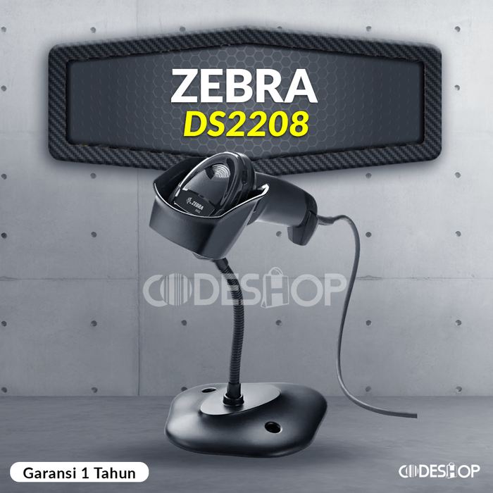 Jual Scanner Barcode ZEBRA DS2208 / DS22 1D & 2D USB Port - Jakarta ...