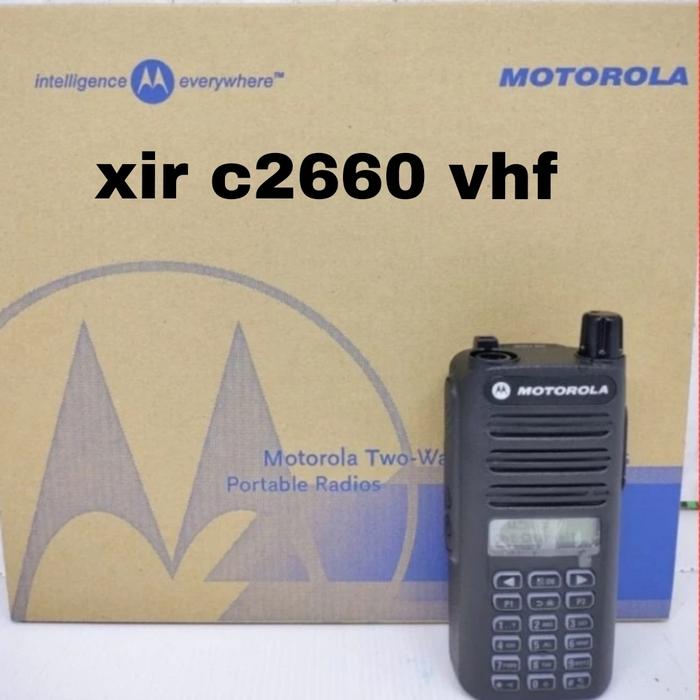 Jual HT MOTOROLA XIR C2660 VHF 136-174 RADIO KOMUNIKASI 2 ARAH ...