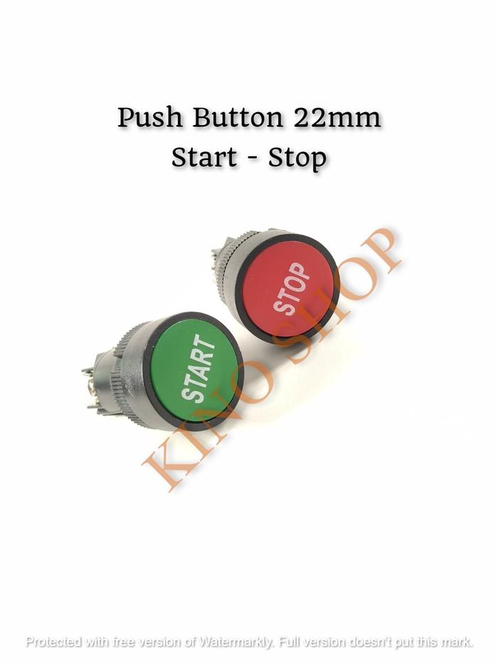 Jual Tombol On Off 22mm - Push Button Start Stop 22mm - Tombol Push ...