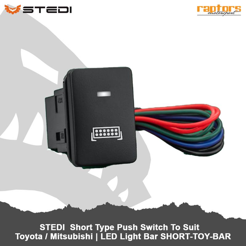 STEDI Short Type Push Switch To Suit Toyota / Mitsubishi LED - Shop ...