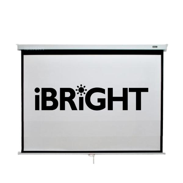 Layar Proyektor Manual iBright 120 Inch Diagonal - Wall Screen Murah ...