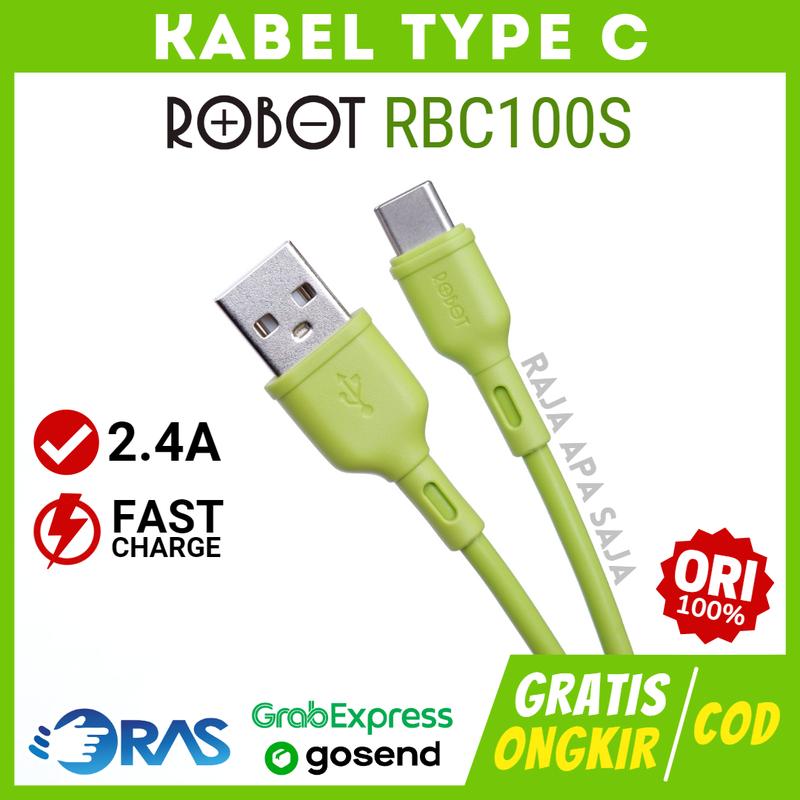 Kabel Data Charger Type C Robot Fast Charging Casan Tipe C Tepsi Ori ...