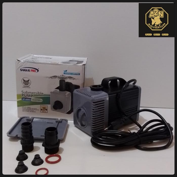 Jual Pompa Celup Aquarium Kolam SAKKAI PRO SP 6000 40 Watt 3200 L/H ...